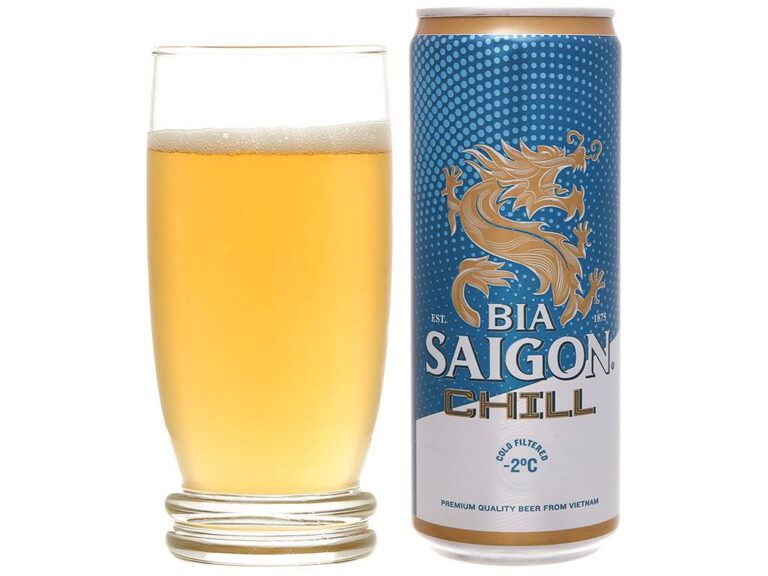 Bia Sài Gòn Chill lon 330ml - Hương vị mát lạnh, sảng khoái
